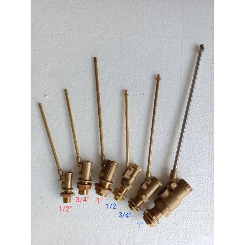 CITY 1/2" 3/4" 1" HEAVY DUTY (H/D) Full Brass Float valve Tangki Valve ...