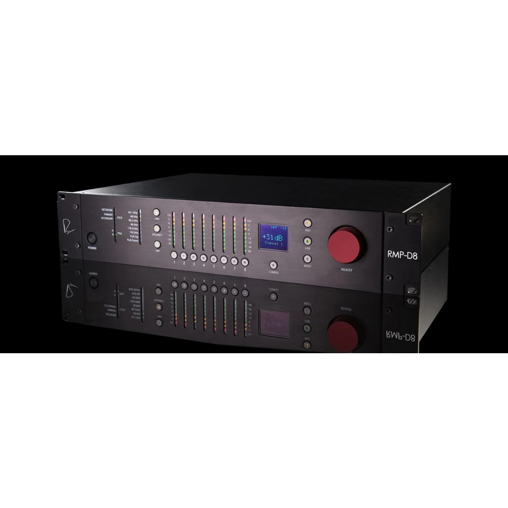 Rupert Neve Designs RMP-D8 8 Channel Class-A Remote Control Dante Mic ...