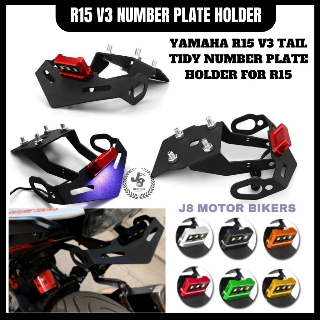 Yamaha R15 V3 V4 R15M YZF Tail Tidy Plate Holder Nombor Plate Rear ...