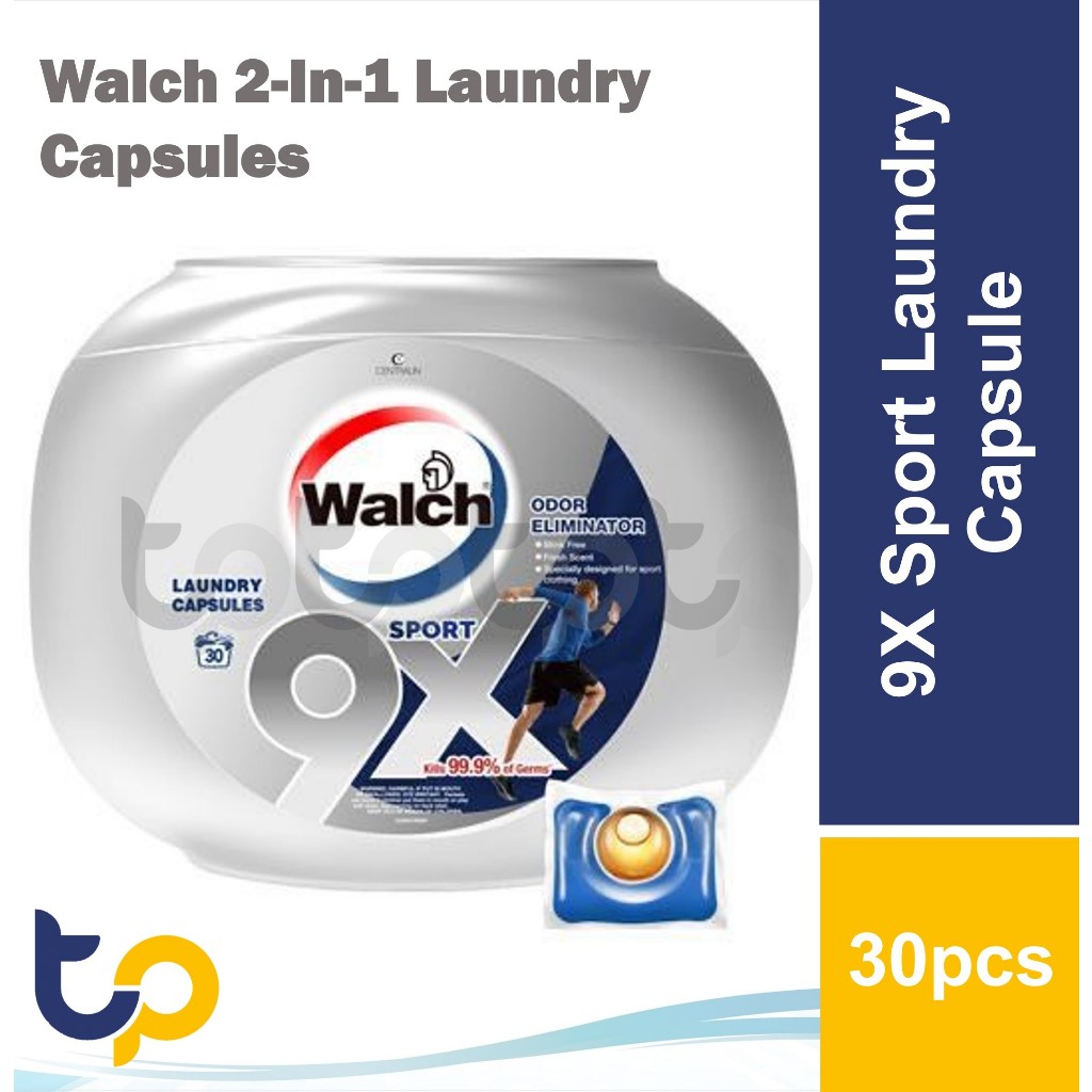 WALCH Fresh HY 4 In 1 Laundry Capsules/9X Antiseptic / LA 4 In 1 ...
