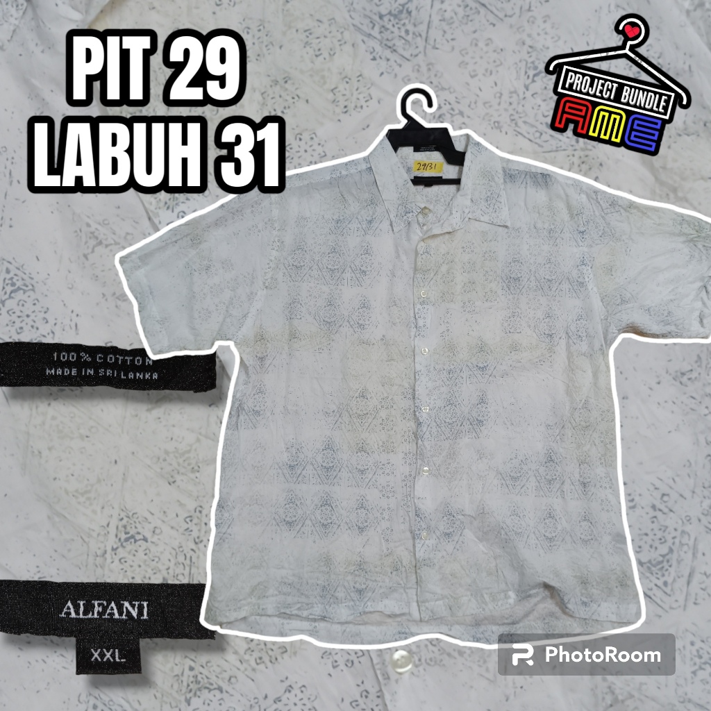 Kemeja Shirt Bigsize Oversize 4XL (Pit 29 Ukuran Dada 58 inch) | Shopee ...