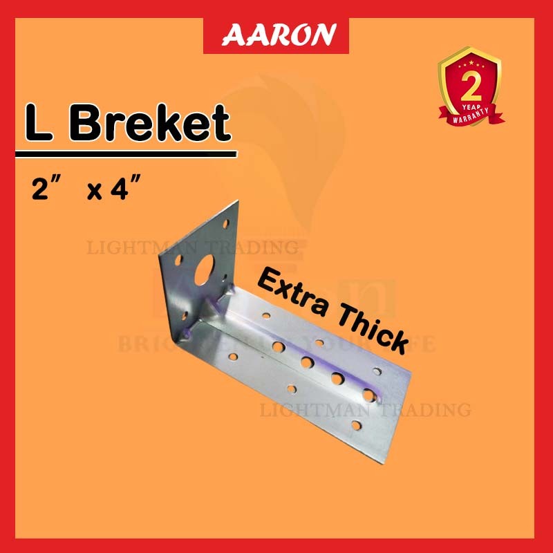 2'' x 4'' L Bracket Besi Atap/Angle Bracket/Truss L Bracket Roofing L ...