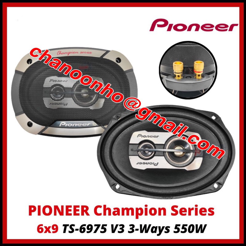 6X9 ★ PIONEER ★ TS-6975 V3 Champion Series 3-Ways COAXIAL SPEAKER ...