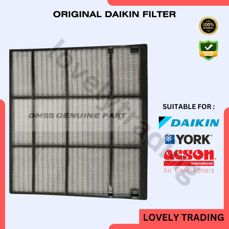 [Original Daikin] Indoor Air Filter For Wall Mounted Air Cond (1.0HP, 1 ...