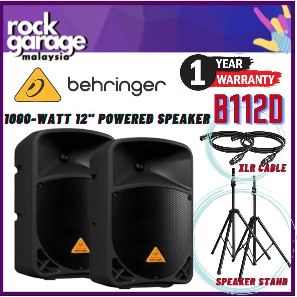 Behringer Eurolive B112D 1000-Watt 12" Powered Speaker With Speaker ...