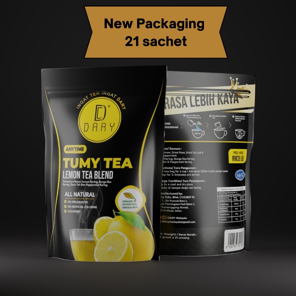 [OFFER] DARY TUMY TEA DARY SLIMMING TEA ORI SLIM LEMON DETOX TEA TEH ...