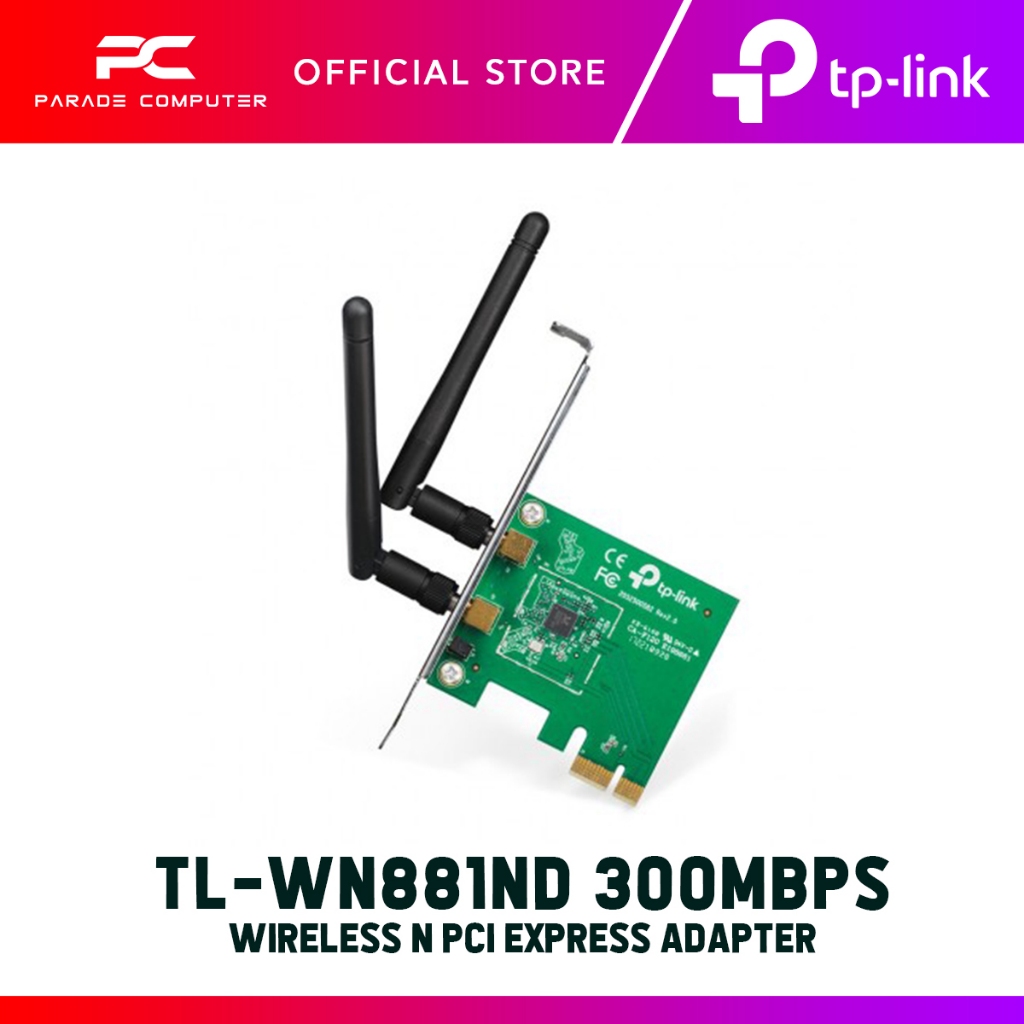 Tp-link TL-WN881ND 300 Mbps Wireless N PCI Express Adapter #Wifi ...