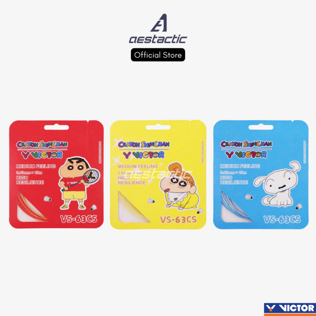 [100% ORIGINAL] VICTOR x Shin Chan Badminton String VS-63CS | Shopee ...