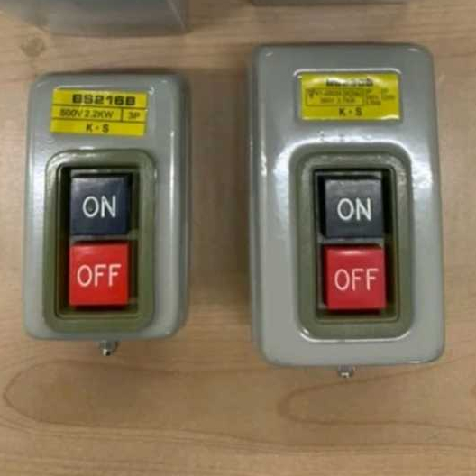 BS216B 15A / BS230B 30A Power Pushbutton Switch Lock ON/OFF 3p Screw ...