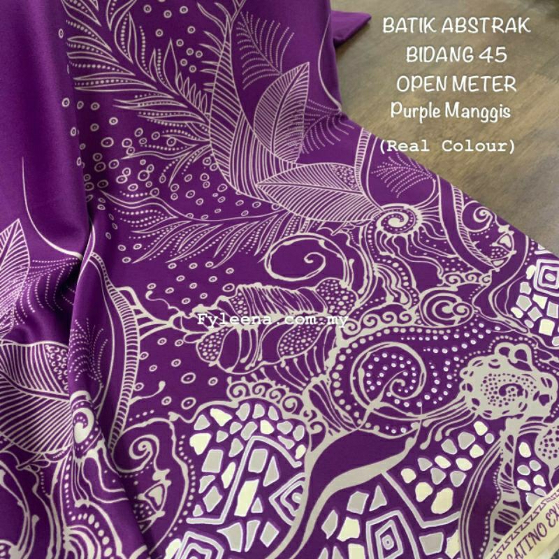 🔥 REAL COLOUR BATIK 1.0 [ BATIK ABSTRAK CORAK EXCLUSIVE SEPERTI BATIK LUKIS] BIDANG 45 OPEN ...