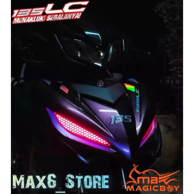 YAMAHA LC135 Fi V8 LC V8 MAGIC BOY REMOVE CONTROL FRONT LED PILOT LIGHT ...