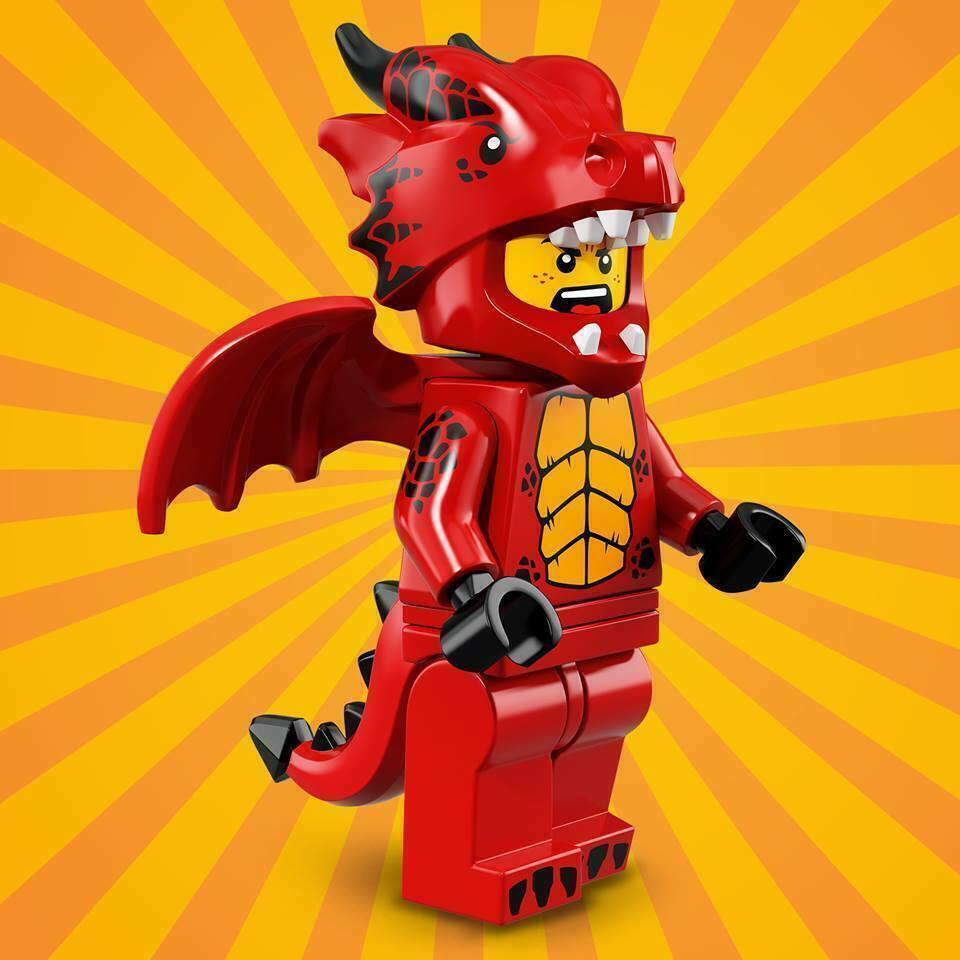 Lego 71021 CMF Series 18 No 7 Dragon Suit Guy Mint In Sealed Pack (MISP ...