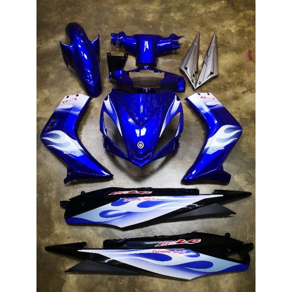 COVERSET YAMAHA LC 135 V1 API BIRU (SIAP TAMPAL) | Shopee Malaysia