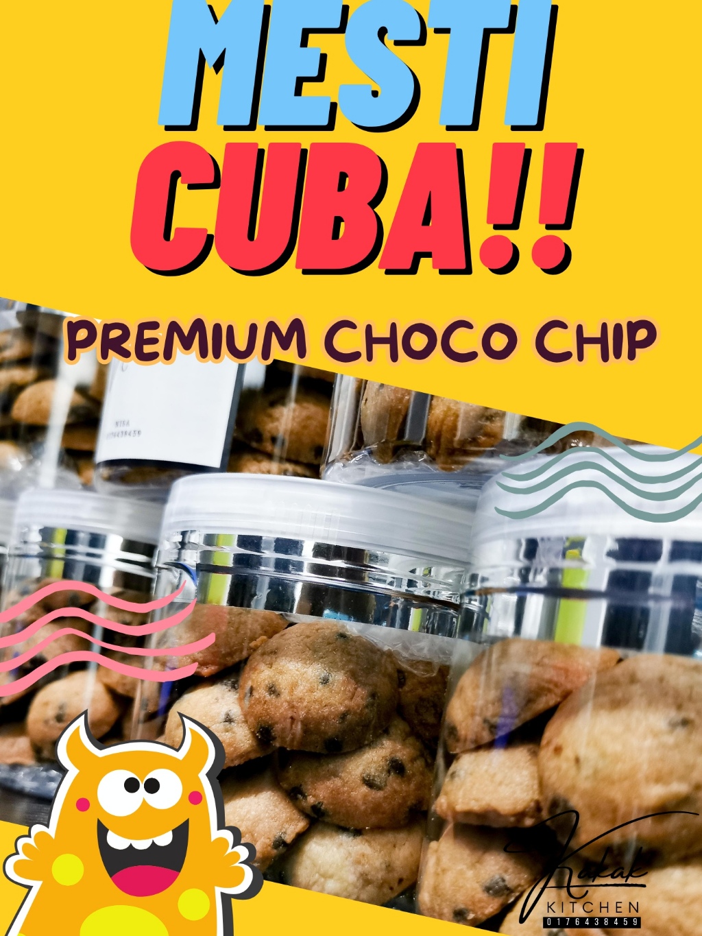 Premium Choco Chip Cookies by Kakak KITCHEN | Shopee Malaysia