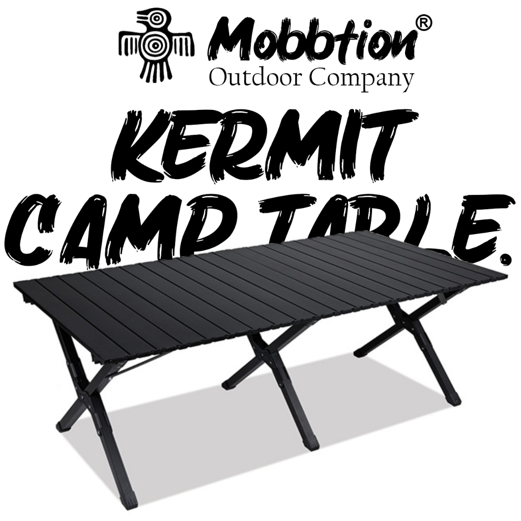 MOBBITONCAMP Folding Camping Table Outdoor Portable Light Weight BBQ ...