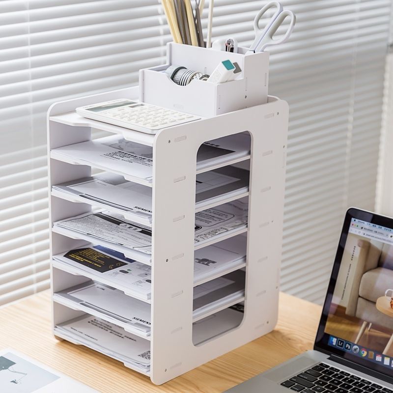 Multiple layers paper tray A4 paper tray organizer office paper rack A4 ...