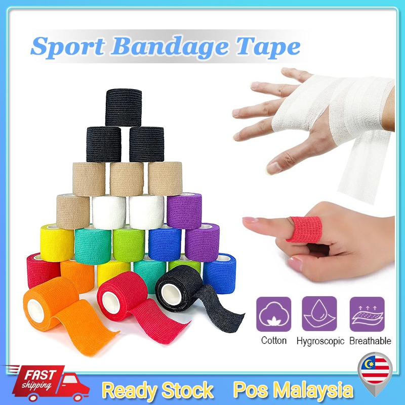 Sport Bandage Tape Self Adhesive Elastic Bandage First Aid Tape Wrap ...