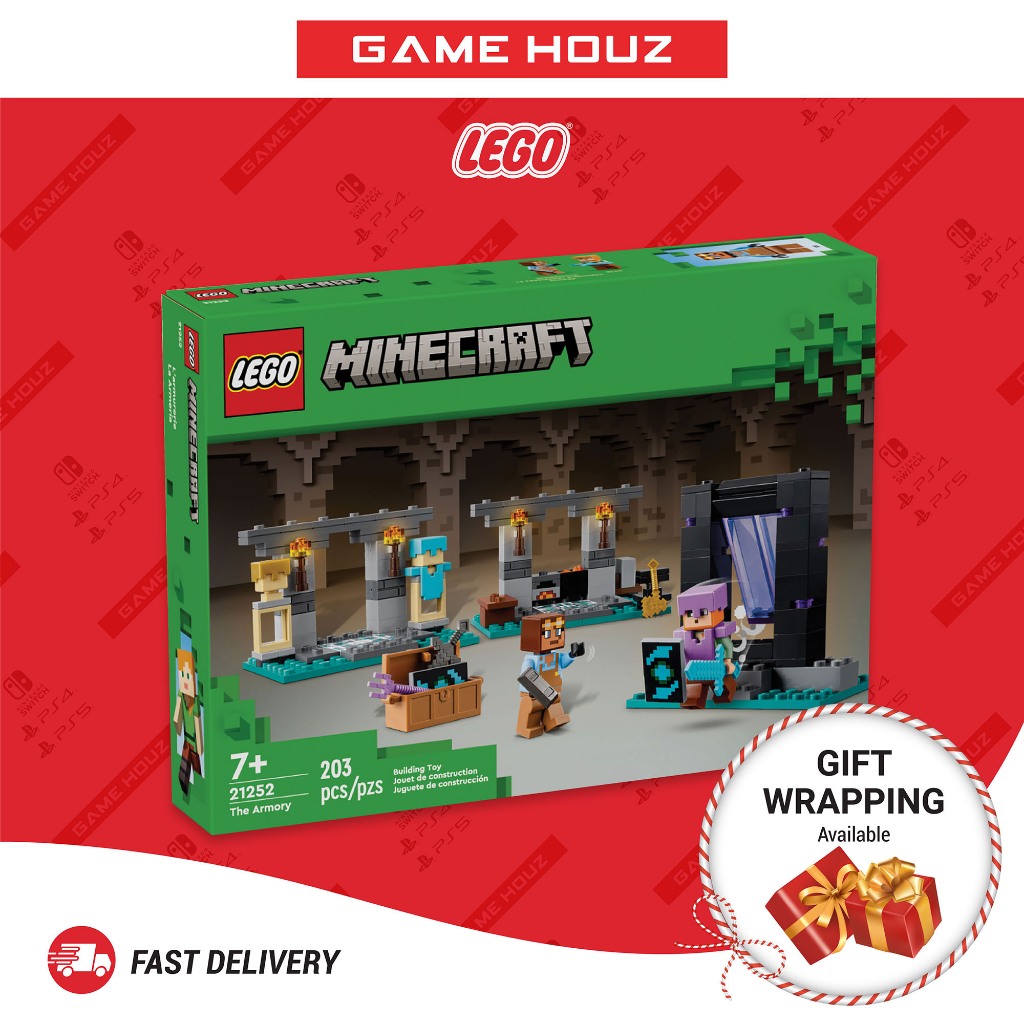 LEGO Minecraft The Armory (LG21252) | Shopee Malaysia