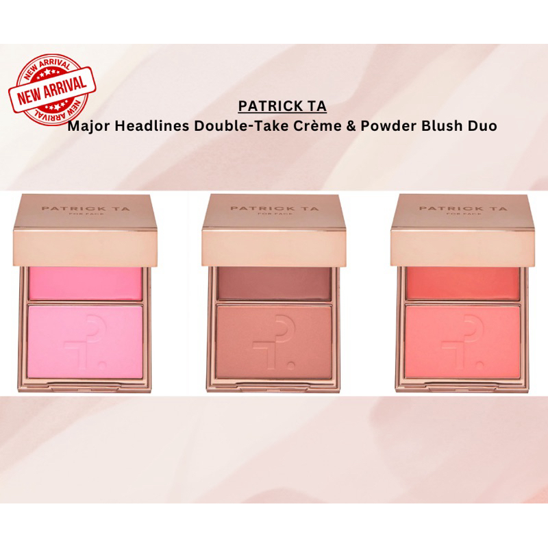 STOCK OTW PATRICK TA Major Headlines Double-Take Crème & Powder Blush | Shopee Malaysia