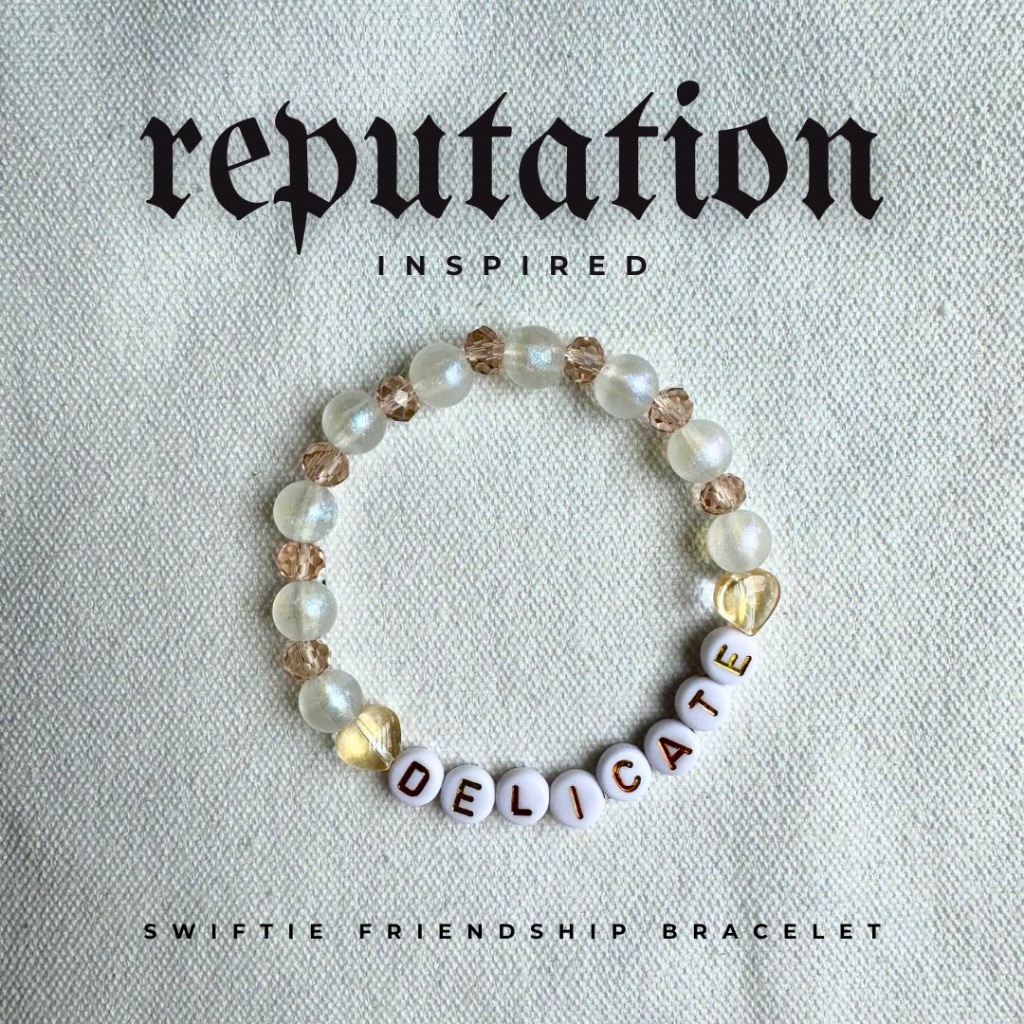Taylor Swift inspired REPUTATION Era friendship bracelet for swiftie ...