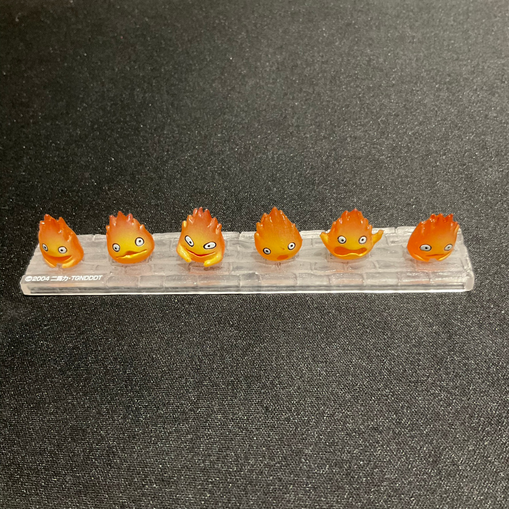 Howl's Moving Castle Calcifer 6 Figure Set Ghibli Cominica Hayao ...