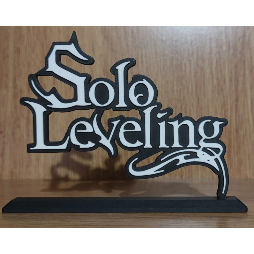 Solo Leveling 3D Logo with stand | Shopee Malaysia