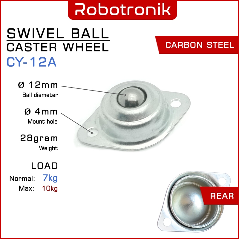 Universal Wheel (Castor / Caster) W420 / N20 Steel Ball Bull's-eye Bull ...