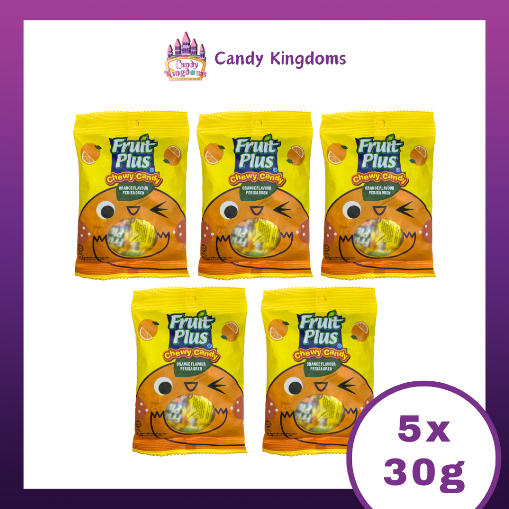 FRUIT PLUS MANGO CHEWY CANDY 30G - 5 BAGS (HALAL) | Shopee Malaysia