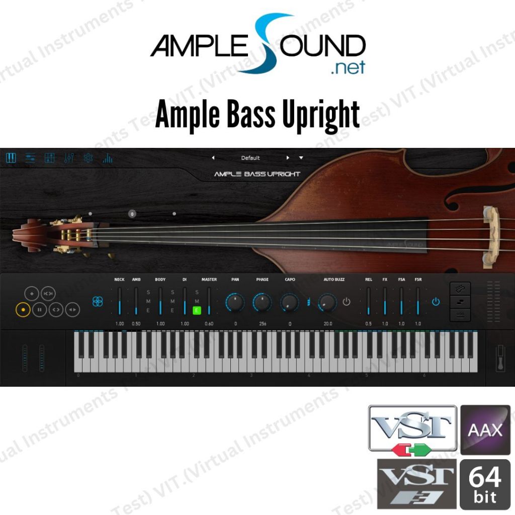 🎹 Ample Bass Upright 𝐯𝟑.𝟔.𝟎 (Win/Mac) VSTi, VSTi3, AAX, AU x64 🎵 Ample ...