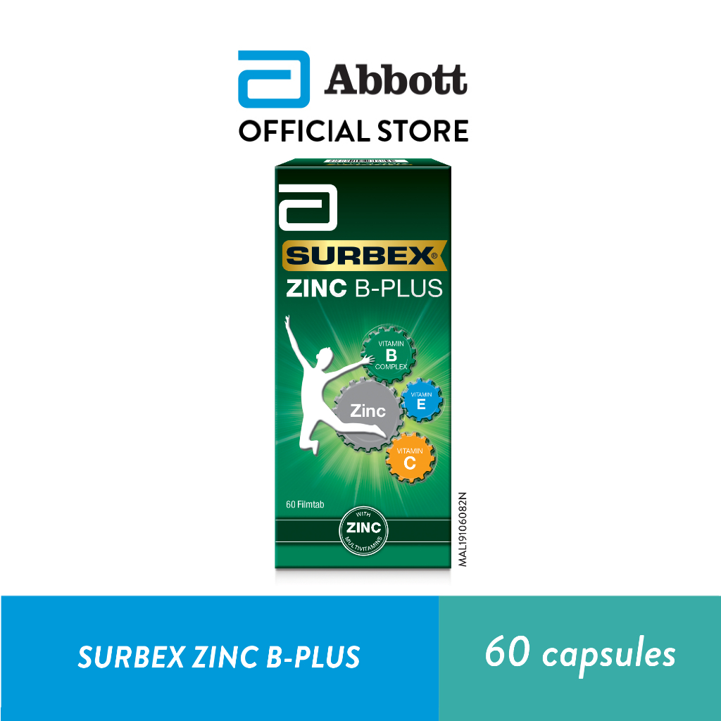 Abbott SURBEX Zinc B+ (60's) | Shopee Malaysia