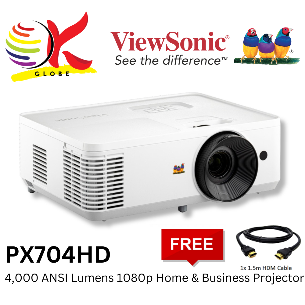 VIEWSONIC PX704HD 4,000 ANSI LUMENS FHD 1920X1080 HOME & BUSINESS ...