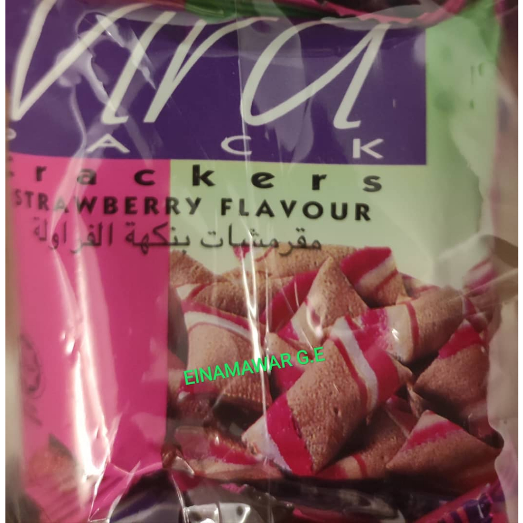 Vira Crackers Series - Strawberi/Pandan/Chocolate | Shopee Malaysia