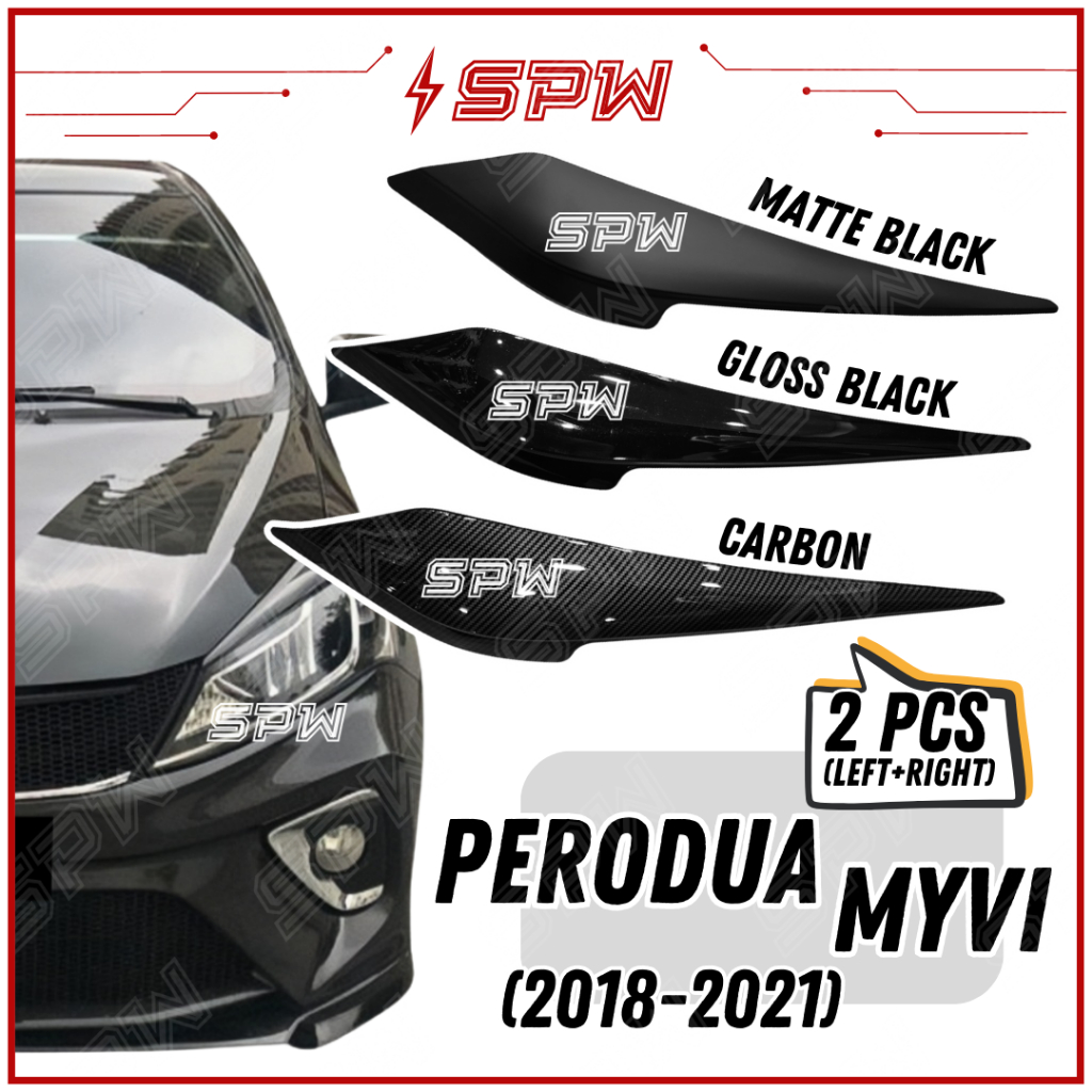 Perodua Myvi (2018-2021) Pre-Facelift G3 Eyelid Eye Lip Eyebrow Cover ...