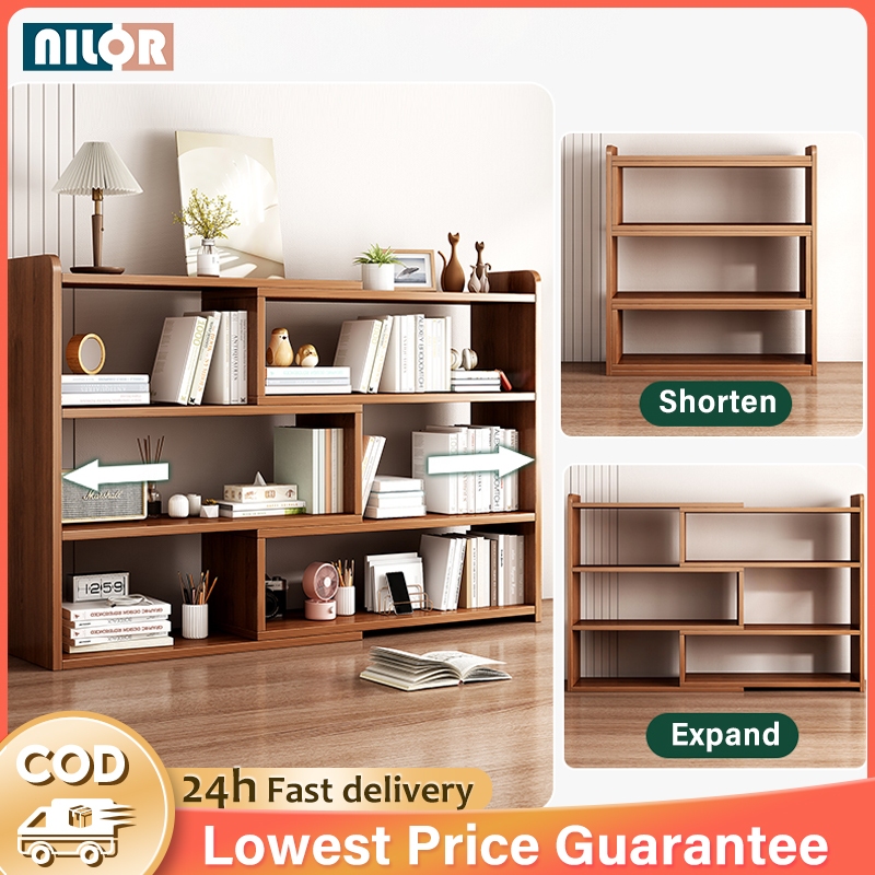 Desktop Storage Rack Simple Bookshelf Small Cabinet Table Layered Rack ...