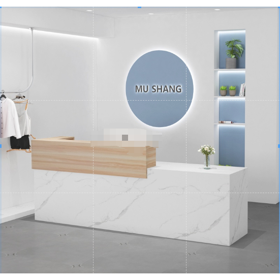 Shop small cash register bar counter front desk reception desk snack ...