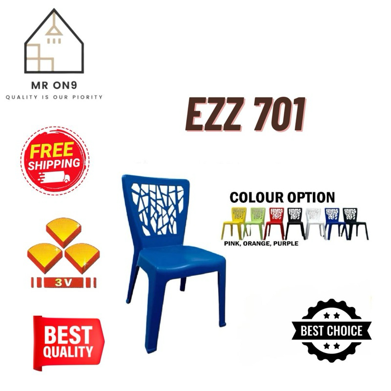 3V Plastic Chair Ez701 10 colour choices / Solid Chair Free Delivery ...