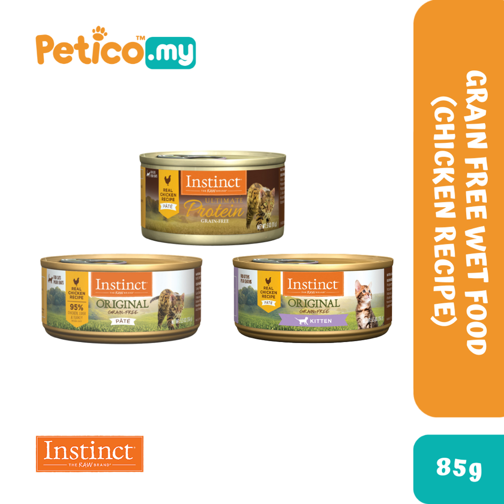 Instinct Cat 85g Real Chicken Recipe Wet Cat Food (Original/ Kitten ...
