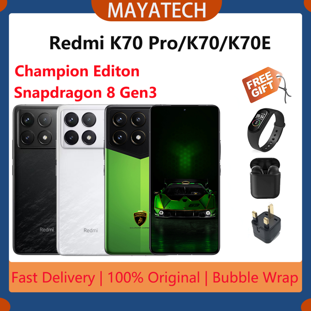 Brand New XIAOMI REDMI K70 Snapdragon 8 Gen2/Redmi K70 PRO Snapdragon 8 Gen3 /Redmi K70E ...