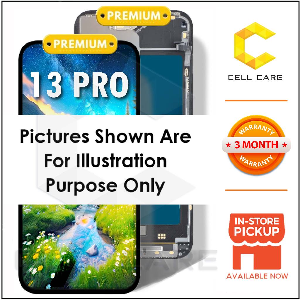 CellCare LCD Display Touch Screen Compatible For IP 13 PRO Free ...