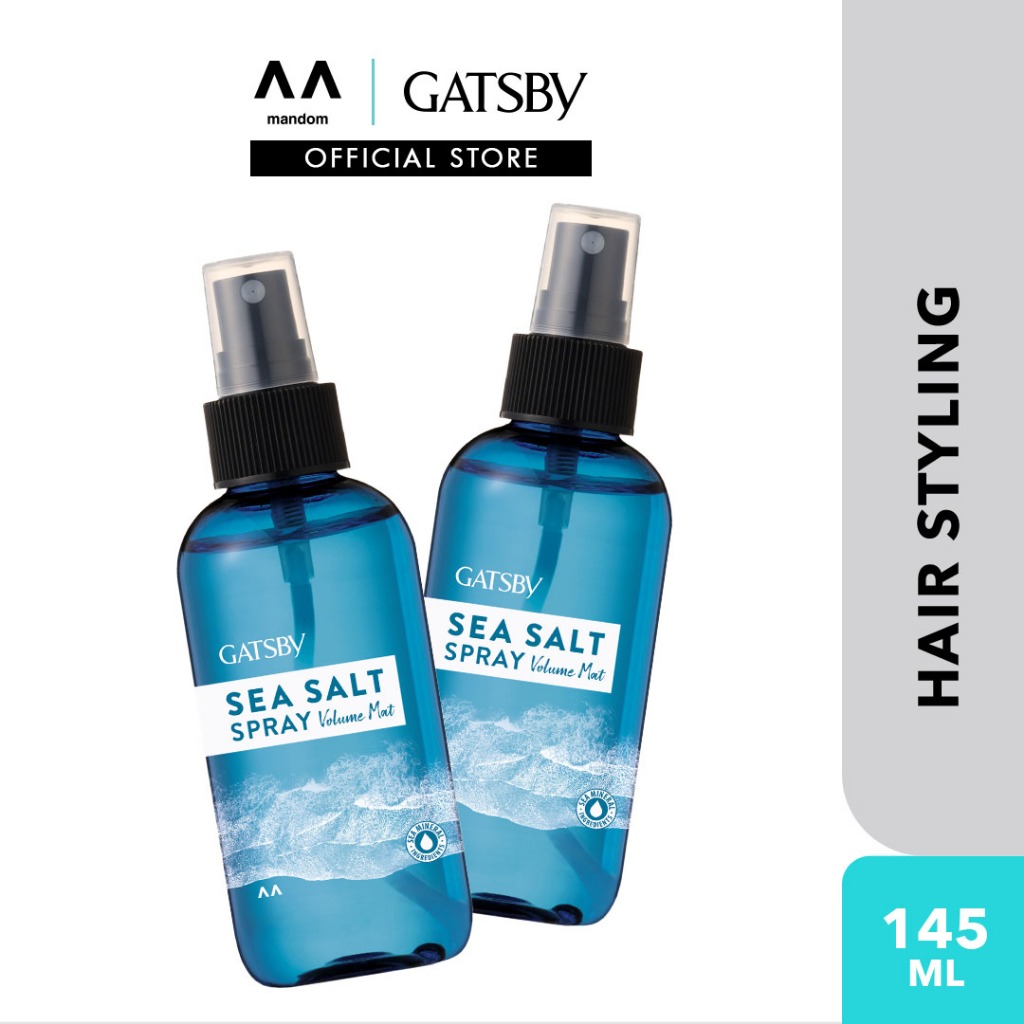 GATSBY Sea Salt Spray Volume Mat 145ml | Shopee Malaysia