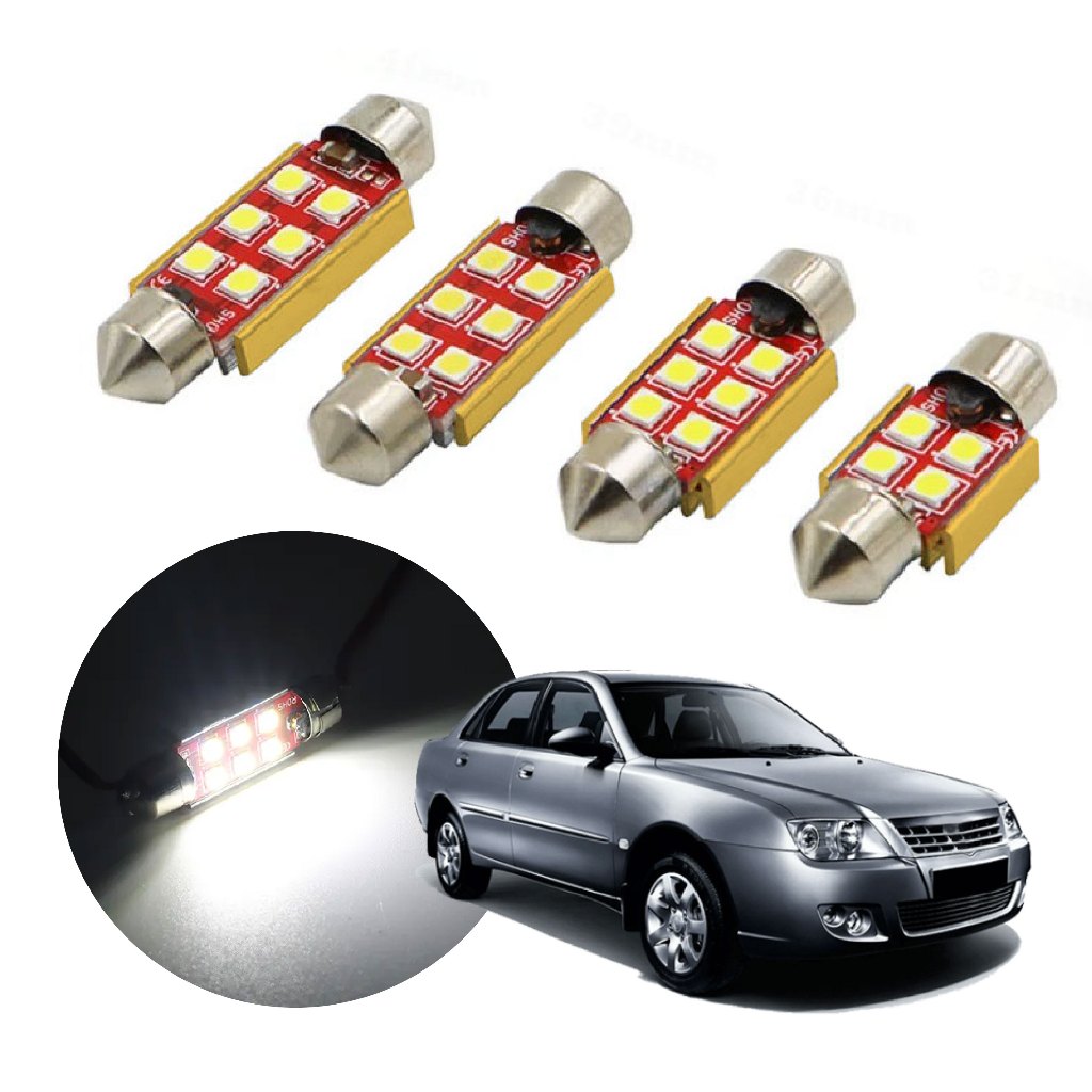 [PROTON] Wira/Waja Car LED Bulb C5W 31mm/36mm/39mm/41mm Interior Dome ...