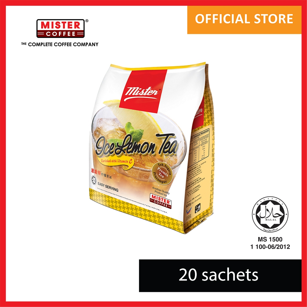 [Mister Coffee] Iced Lemon Tea (20 sachets) | Shopee Malaysia