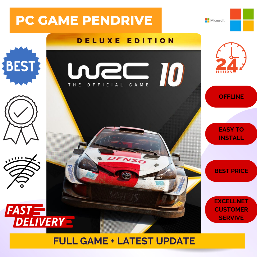 WRC 10 FIA World Rally Championship Deluxe Edition - Offline [ Pendrive ...