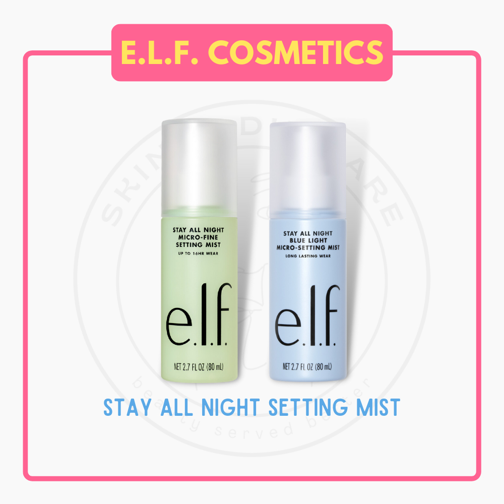 ELF Stay All Night Micro-Fine/Blue Light Makeup Setting Mist, e.l.f ...