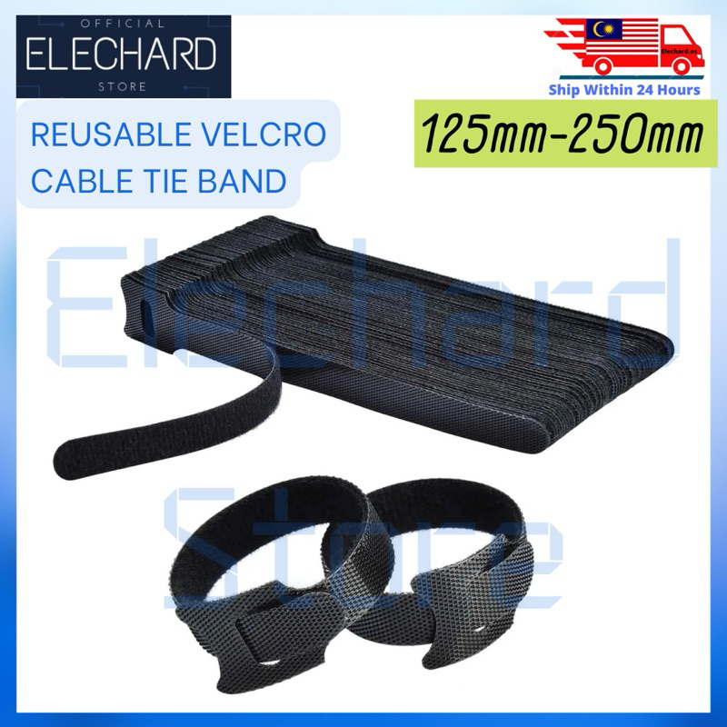 10pcs Reusable Velcro Cable Tie Band Cable Management Cable Organizer ...