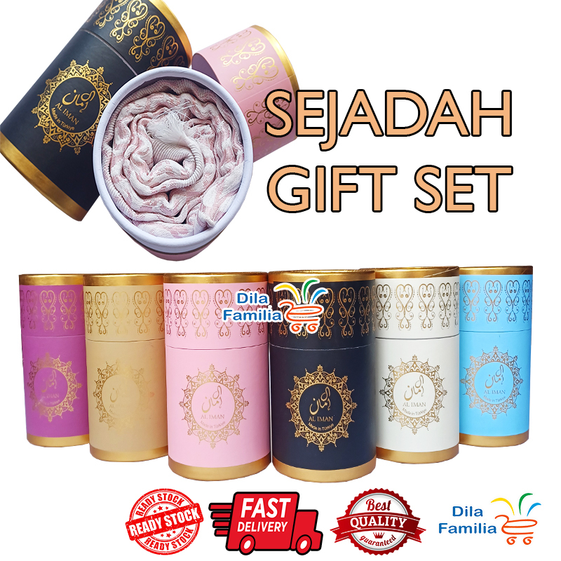 Sejadah Gift Set Beserta Box Kotak Hantaran Kahwin Nikah Tunang Hadiah ...
