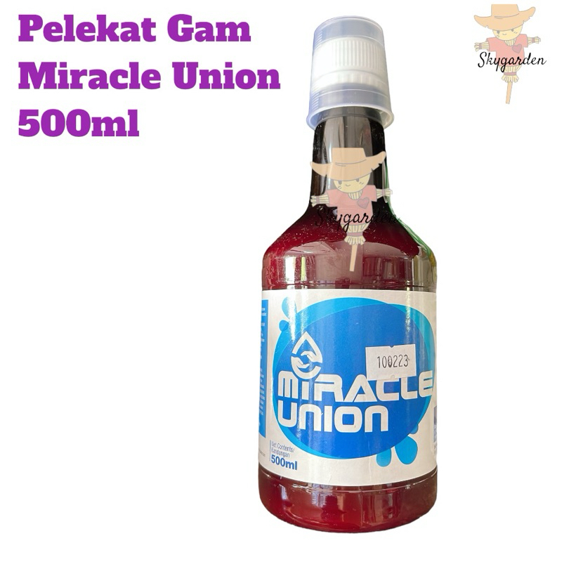 500ML Miracle union /Gam Racun Pelekat /wetting/absorption/penetration ...