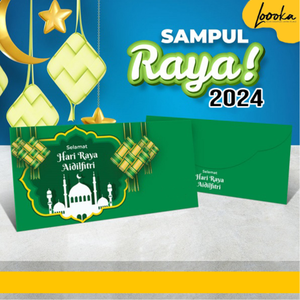 Sampul Duit Raya Murah Angpao Money Packets Hari Raya SELAMAT HARI RAYA ...