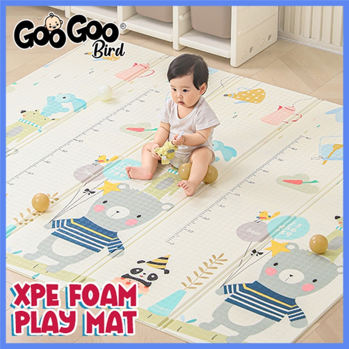 GooGooBird Thickness Crawl Mat XPE Foam Play Mat Baby Crawling ...