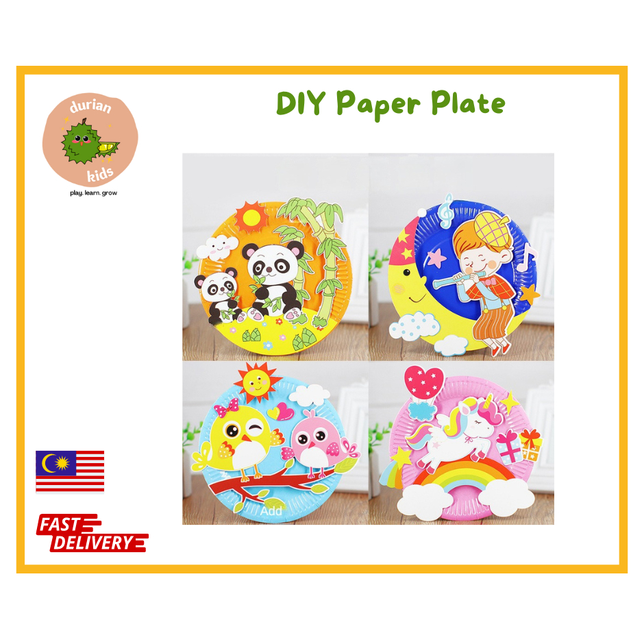 DIY Paper Plate/ Kindergarten Art craft/ Early learning craft/ Handmade ...
